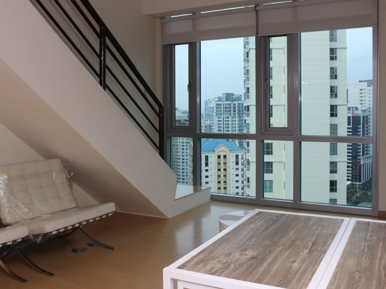 Loft type 1BR condo for rent in Avant at The Fort - BGC